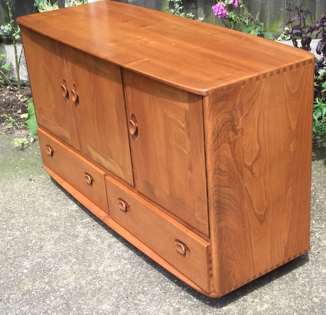 FINE RETRO ERCOL SIDEBOARD- VERY CLEAN CONDITION, 2-MAN DELIVERY ...