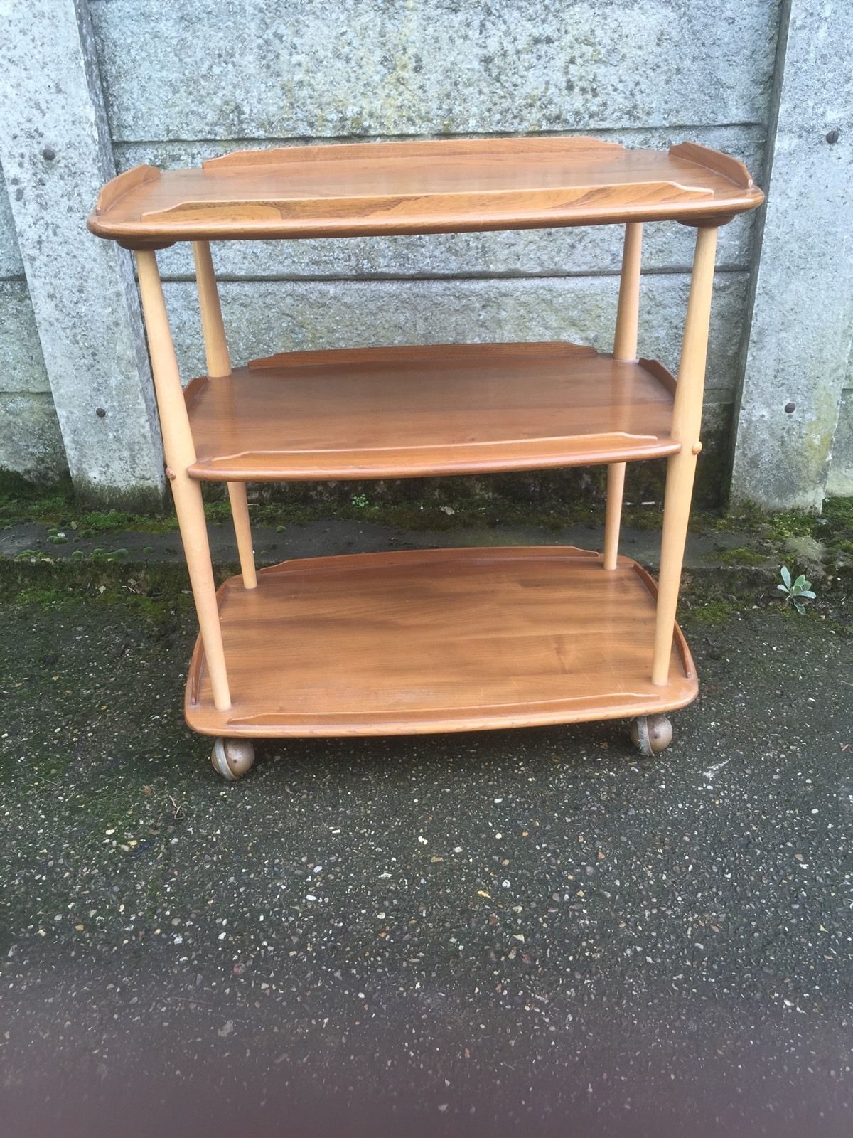 FINE RETRO ERCOL TROLLEY STAND DELIVERY AVAILABLE – Water Wheel Furnishings